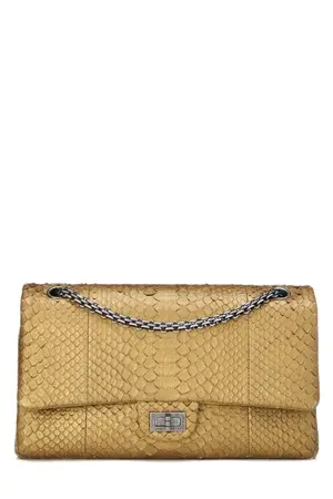 CHANEL Gold-Tone Flap Bags