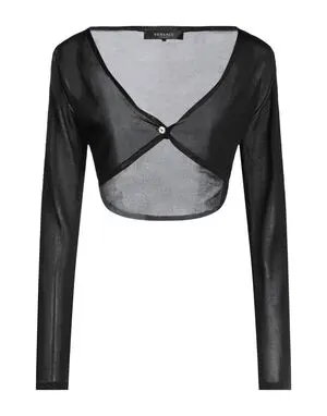 Versace Viscose Cardigan - Black