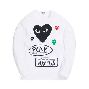 Play Comme Des Garcon Multi Logo Long-sleeve Tee