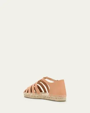 AGS X CASTANER Espadrille Fisherman Sandals - Natural