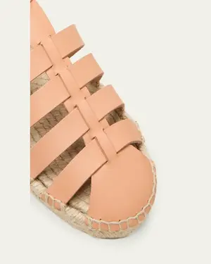 AGS X CASTANER Espadrille Fisherman Sandals - Natural