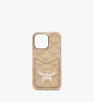 Mcm Iphone 15 Pro Max Case In Lauretos