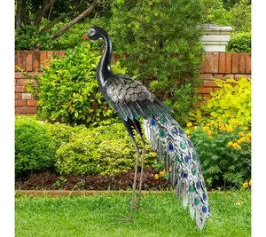 PURE GARDEN Peacock Lawn Decoration Bird Decor - One-color