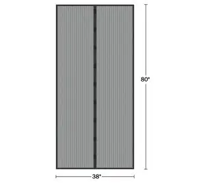 PURE GARDEN Magnetic Screen Door Curtains Mesh