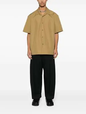 JIL SANDER Short-sleeve Cotton Shirt - Green