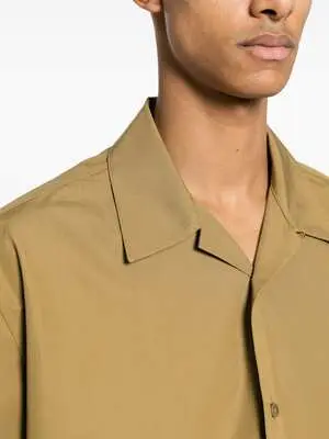 JIL SANDER Short-sleeve Cotton Shirt - Green