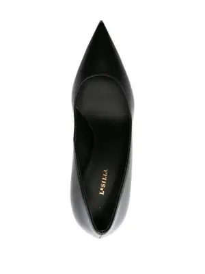LE SILLA Eva Leather Pumps - Black