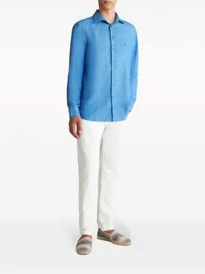 Etro Patterned Jacquard Straight-leg Jeans - White