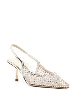 LE SILLA Gilda 60mm Slingback Pumps - Gold