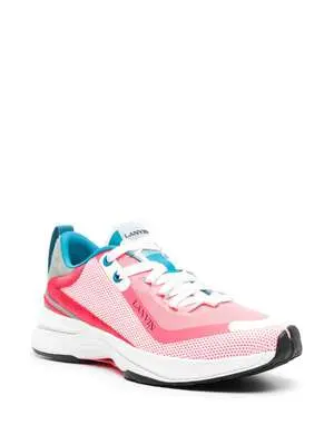 LANVIN Panelled Mesh Sneakers - Pink
