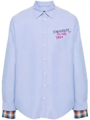 Dsquared2 Logo-embroidered Shirt