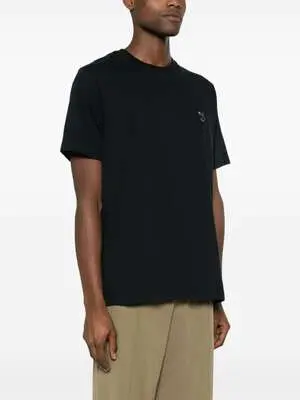 Maison Kitsuné Fox-patch Cotton T-shirt - Black