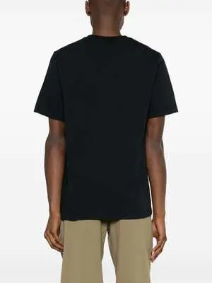 Maison Kitsuné Fox-patch Cotton T-shirt - Black