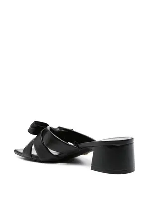 STUART WEITZMAN Sofia 45mm Leather Sandals - Black