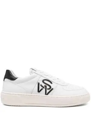 STUART WEITZMAN Courtside Leather Sneakers - White