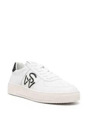 STUART WEITZMAN Courtside Leather Sneakers - White