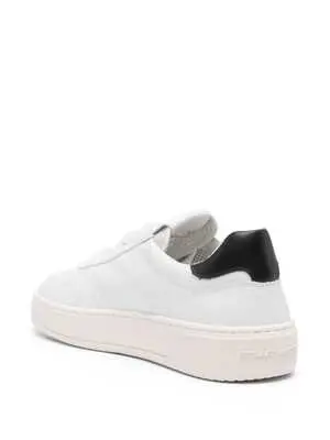 STUART WEITZMAN Courtside Leather Sneakers - White