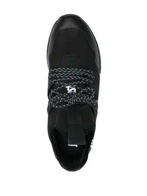 Just Cavalli Logo-print Panelled Sneakers - Black