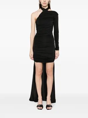 Giuseppe Di Morabito Asymmetric Draped Mini Dress