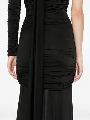 Giuseppe Di Morabito Asymmetric Draped Mini Dress