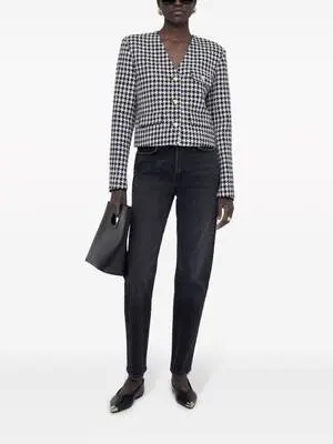 ANINE BING Cara Houndstooth Blazer