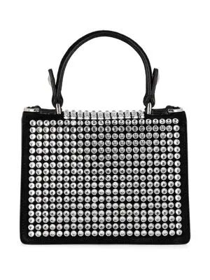 Philipp Plein Crystal-embellished Suede Tote Bag