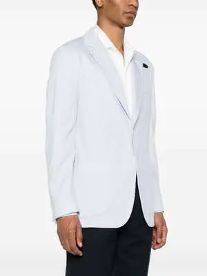 Brioni Single-breasted Silk Blend Blazer