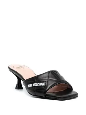 Moschino Quilted Sandals