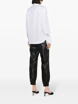 Attico Eliza Logo-print Shirt - White