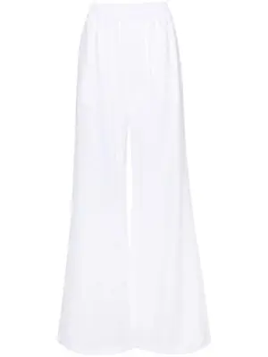 Fabiana Filippi Wide-leg Linen Trousers - White