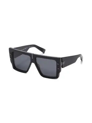 Balmain B-grand Oversized Sunglasses - Black