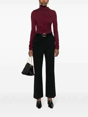 Victoria Beckham Tailored Flared Trousers - Black
