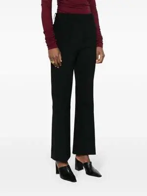 Victoria Beckham Tailored Flared Trousers - Black