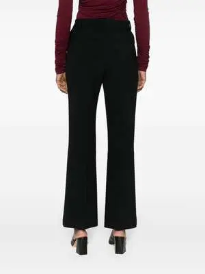 Victoria Beckham Tailored Flared Trousers - Black