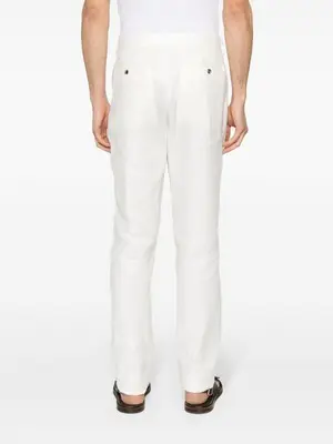 LARDINI Slim-fit Chino Trousers - Neutrals