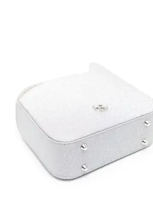 LE SILLA Ivy Glitter Tote - Silver