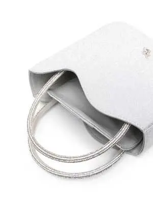 LE SILLA Ivy Glitter Tote - Silver