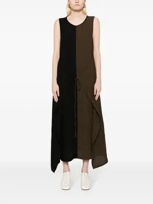 UMA WANG Colour-block Midi Dress