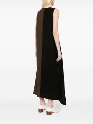 UMA WANG Colour-block Midi Dress