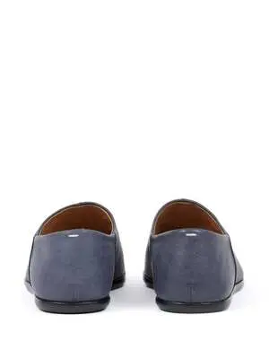 MAISON MARGIELA Tabi Leather Babouche Shoes - Blue