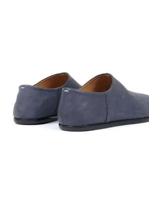 MAISON MARGIELA Tabi Leather Babouche Shoes - Blue