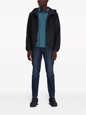 Emporio Armani Washed Straight-leg Jeans - Blue