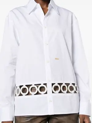 Dsquared2 Ring-hardware Cotton Shirt