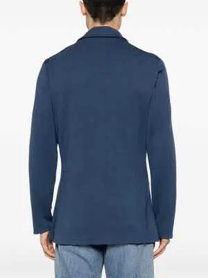 Isaia Single-breasted Ribbed-knit Cardigan