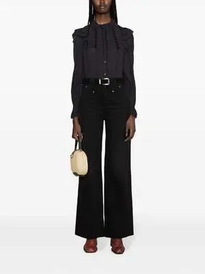Isabel Marant Étoile Lemony Wide-leg Jeans - Black