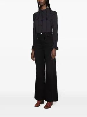 Isabel Marant Étoile Lemony Wide-leg Jeans - Black