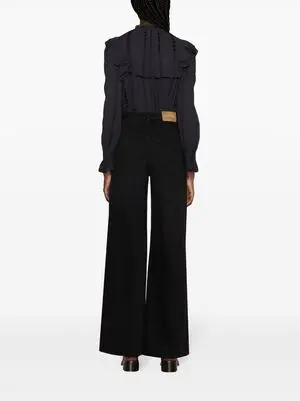 Isabel Marant Étoile Lemony Wide-leg Jeans - Black