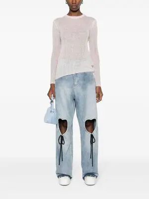 Kenzo Ribbed Open-knit Jumper