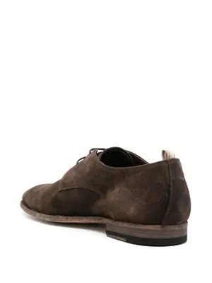 Officine Creative Solitude Suede Derby Shoes