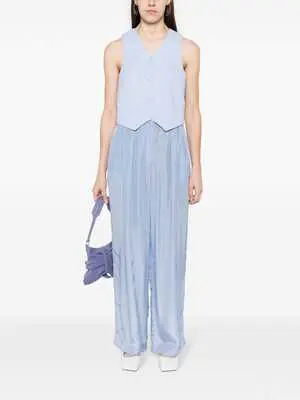 Andamane Crepe-textured Waistcoat